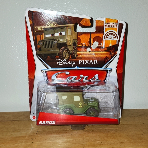 Disney | Toys | Disney Cars Movie Wheel Well Motel Sarge 22 Mattel Toy ...
